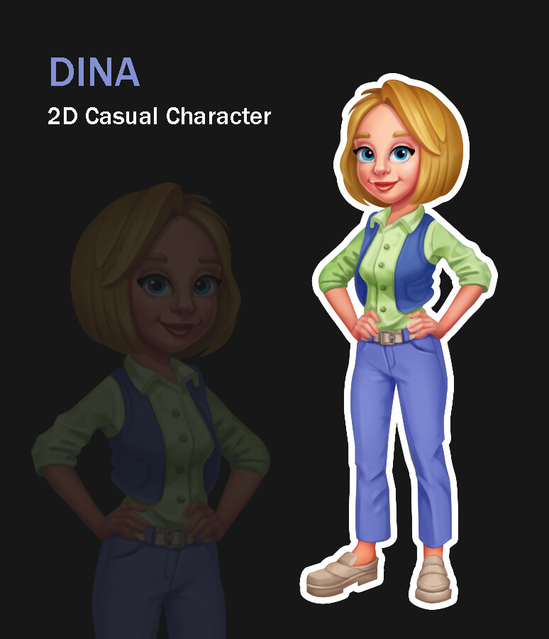 ArtStation - casual character concept