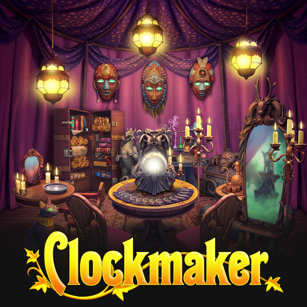 ArtStation - Clockmaker | The Fortune Teller’s Tent