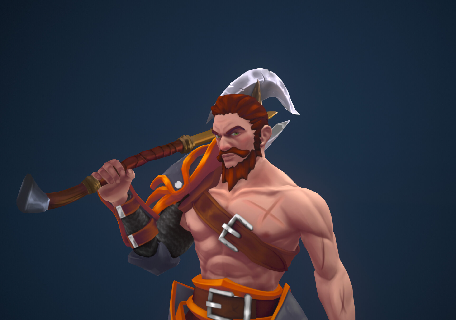 ArtStation - Baldur - Stylized Character. Diffuse + Normals