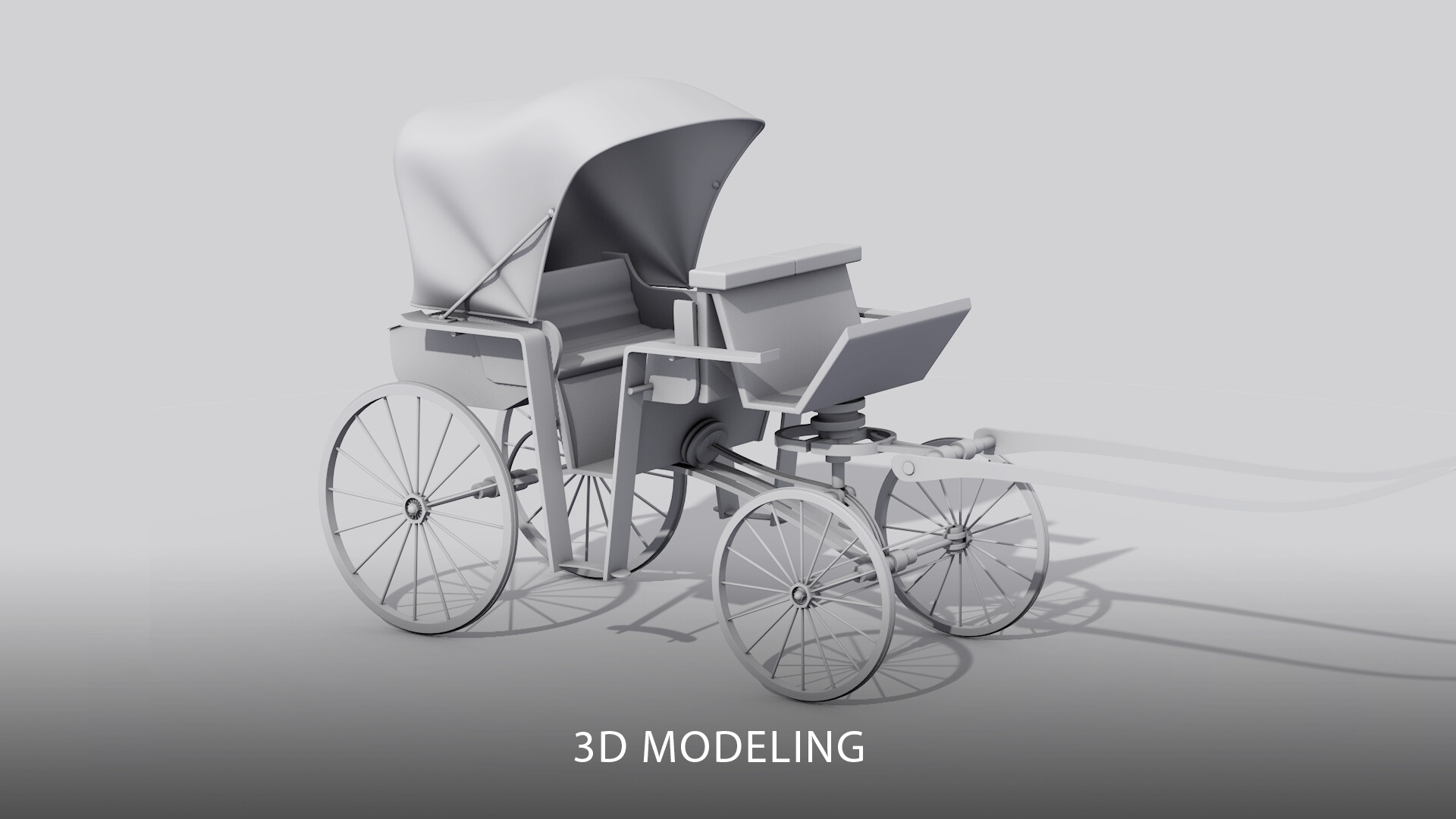 ArtStation - 3d modeling Carriage 2009 year