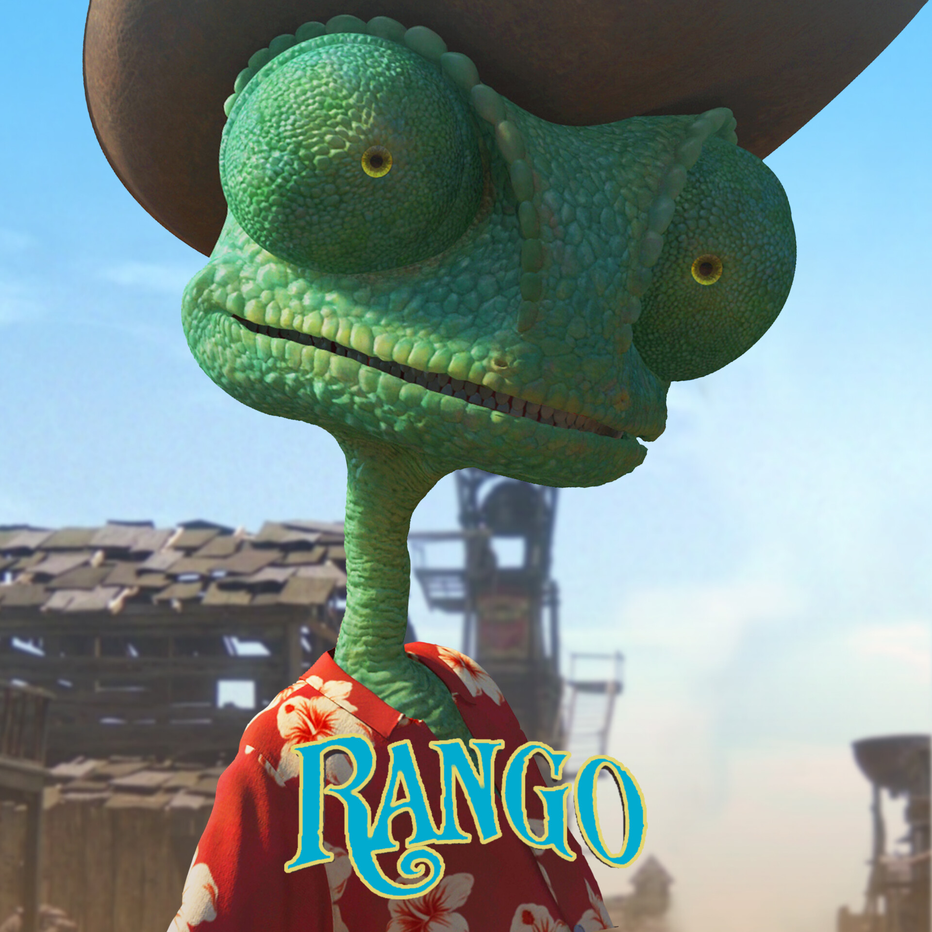 ArtStation - Rango, The bravest reptile we ever known. fan made