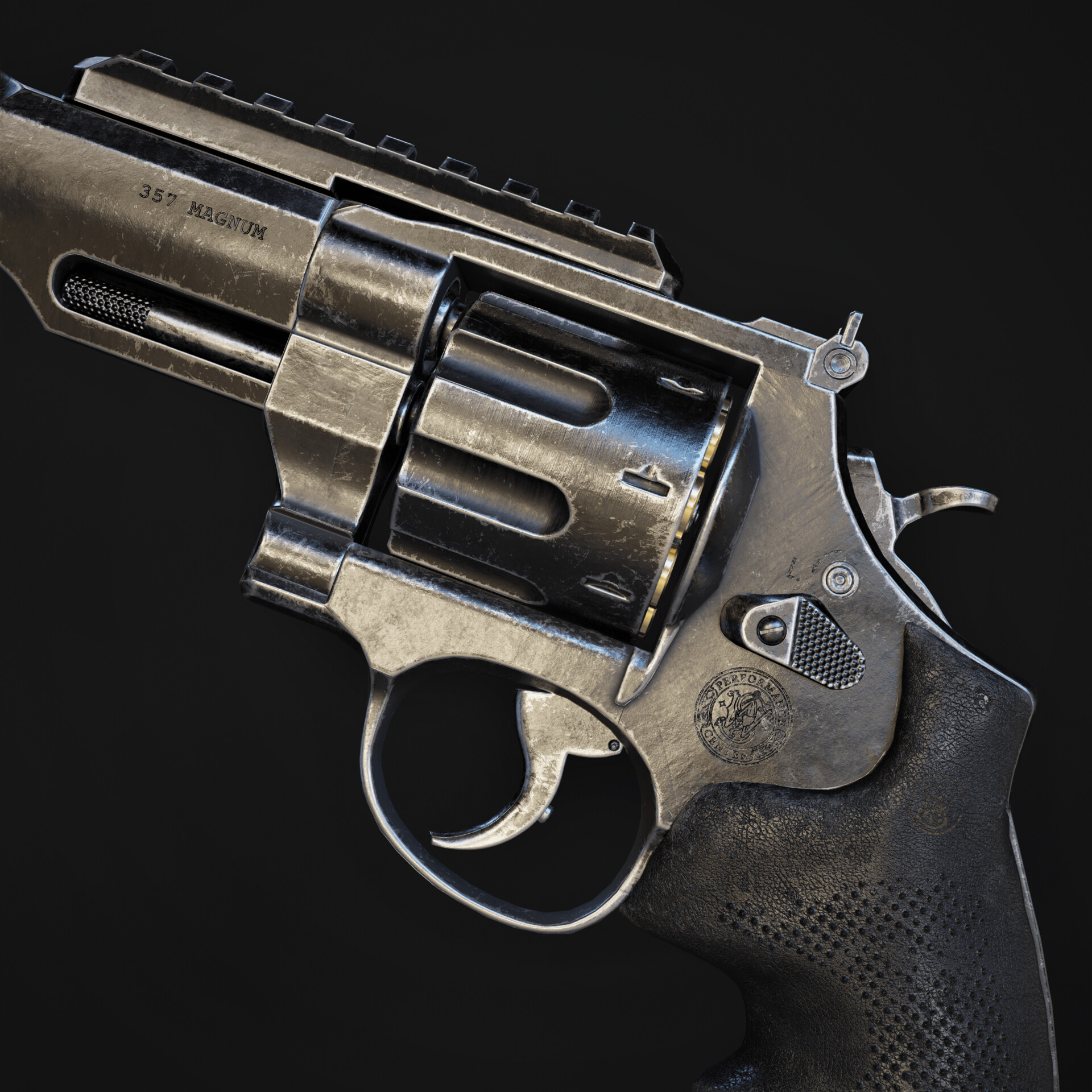 ArtStation - Old Revolver - Game Ready