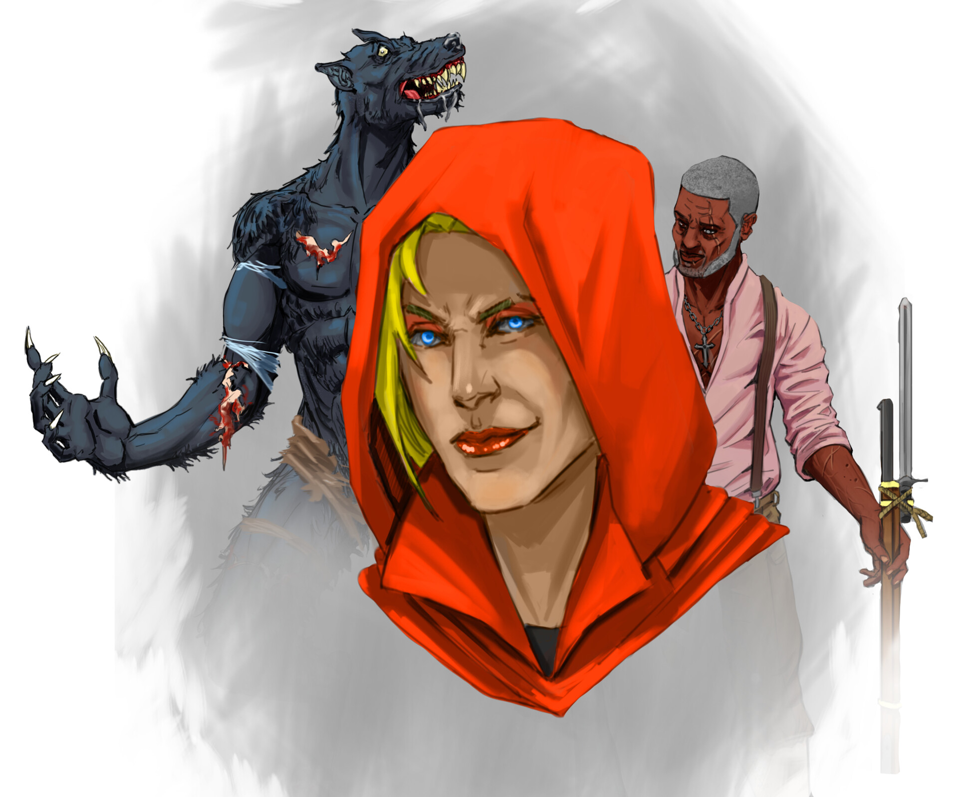 ArtStation - Little Red : Werewolf Hunter - Concept