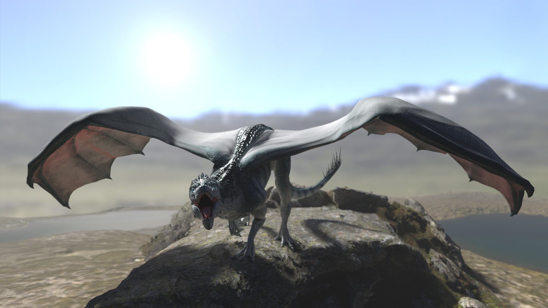 ArtStation - Frost Wing (Ice dragon)