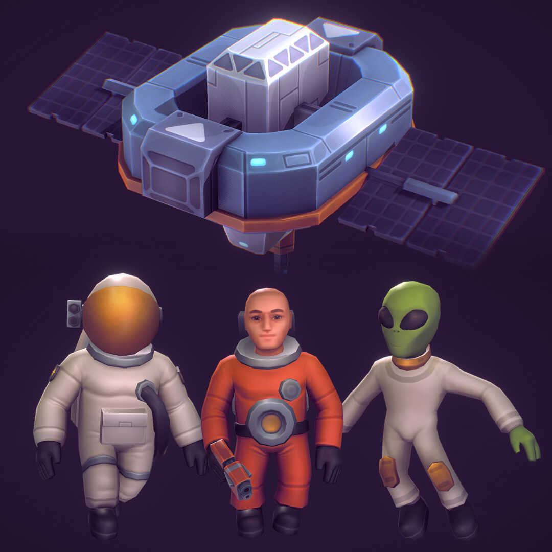 ArtStation - Space Set