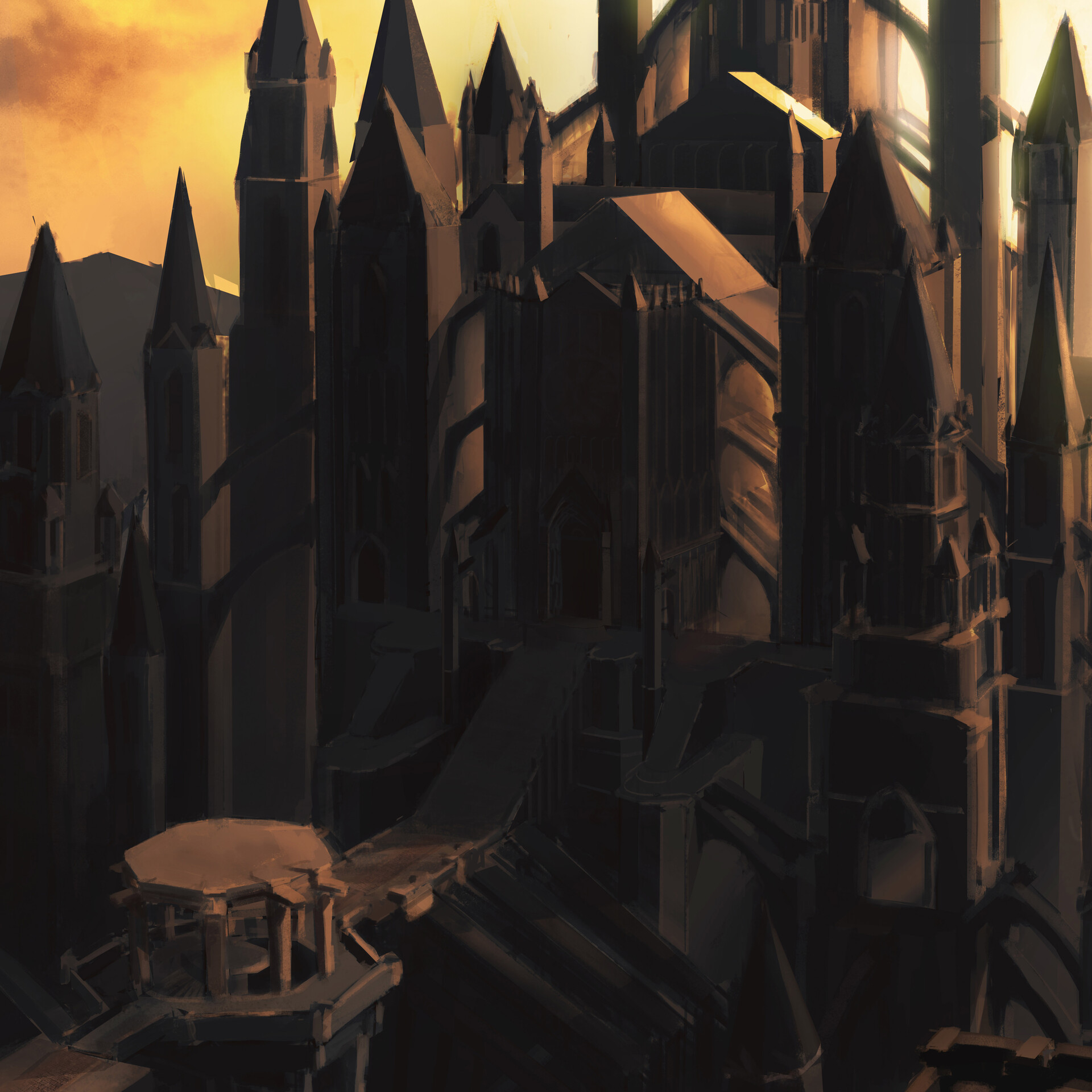 ArtStation - My first time in Anor Londo