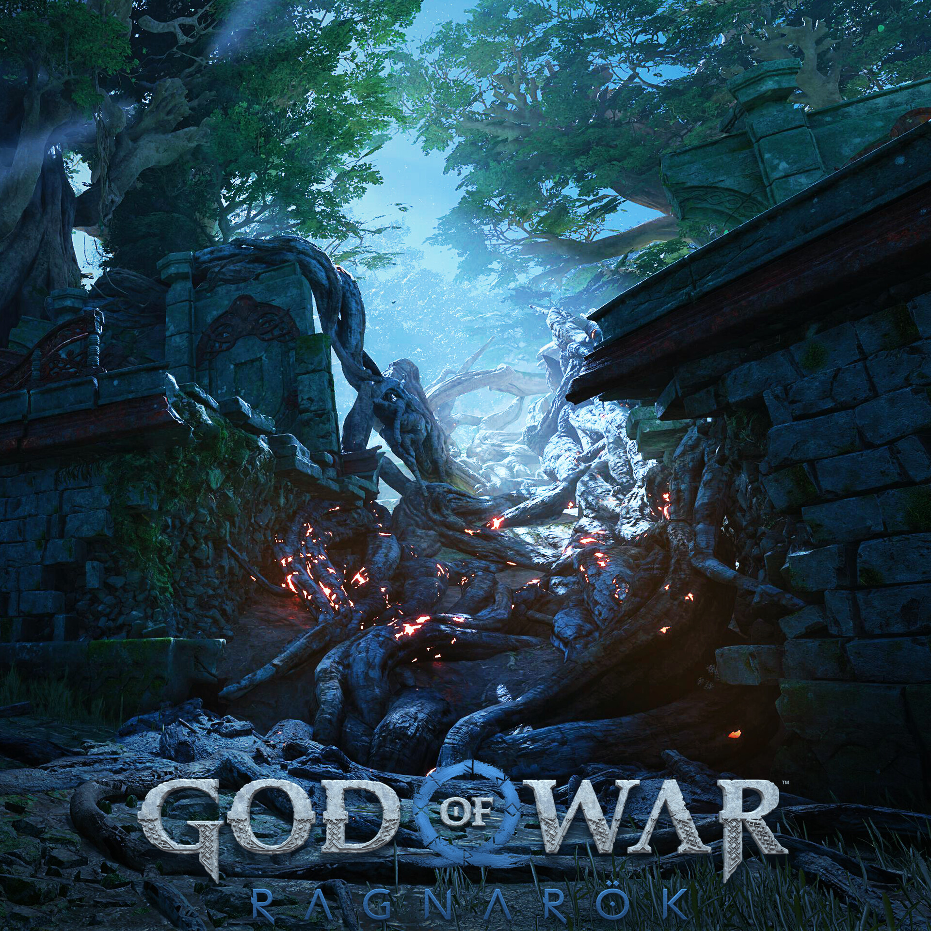 ArtStation - God of War Ragnarök - Vanaheim Jungle Ruins