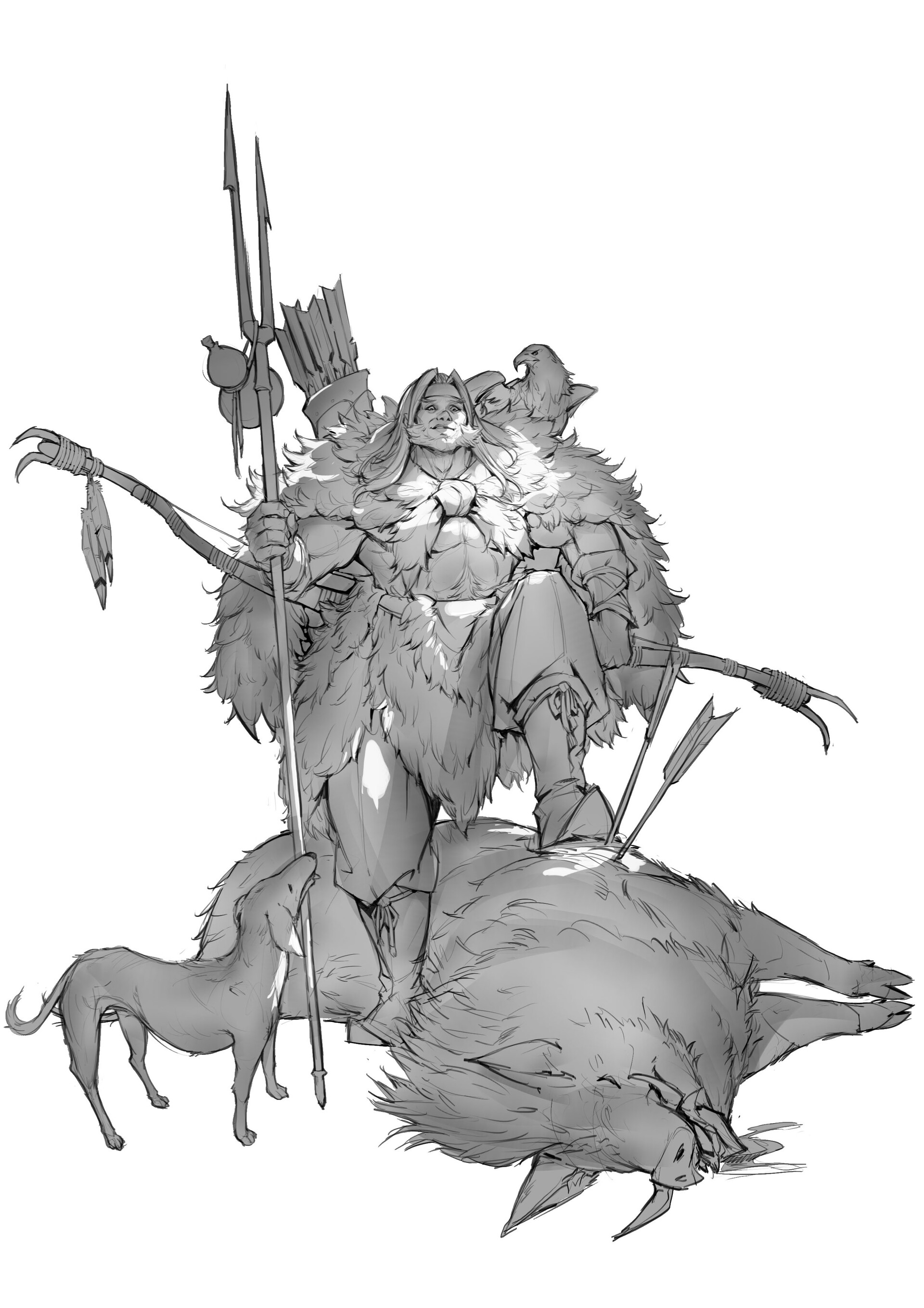 ArtStation - Proud Hunter King