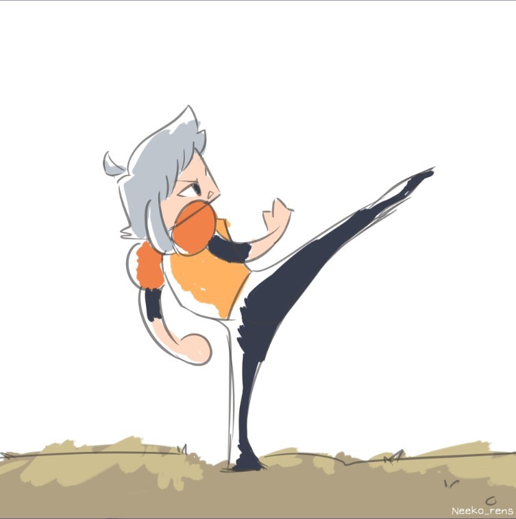 ArtStation - kick animation practice