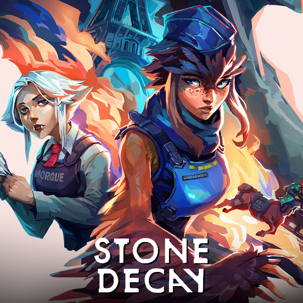 ArtStation - STONE DECAY - Key Art Act 1