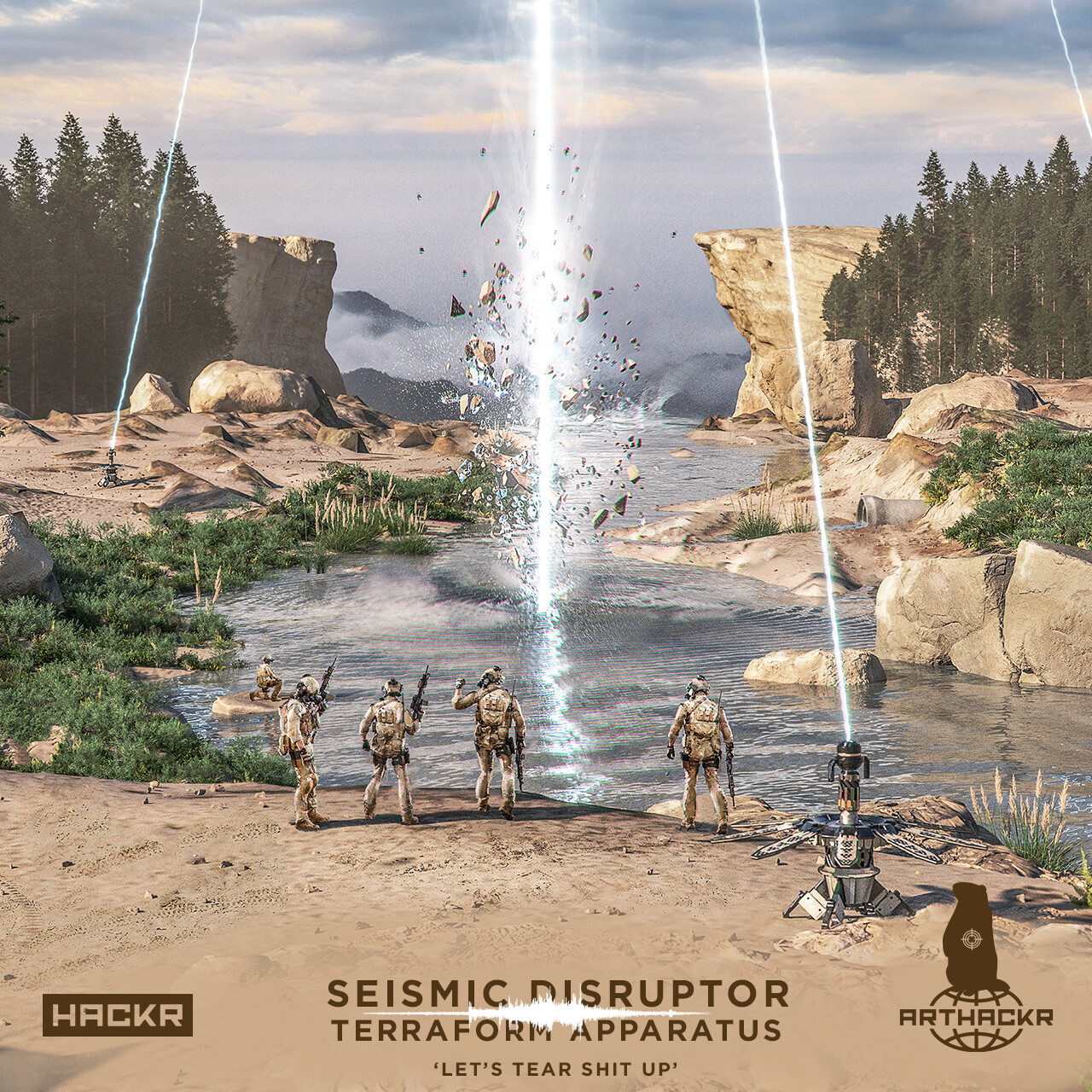 ArtStation - GRND_HOG - SEISMIC DISRUPTOR - TERRAFORM APPARATUS