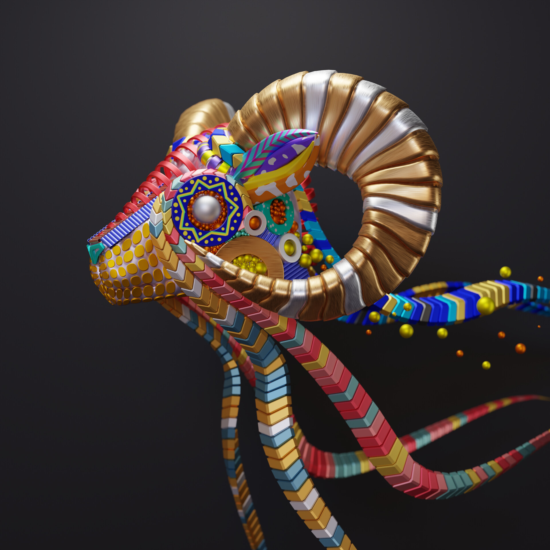 ArtStation - Abstract 3D Ram