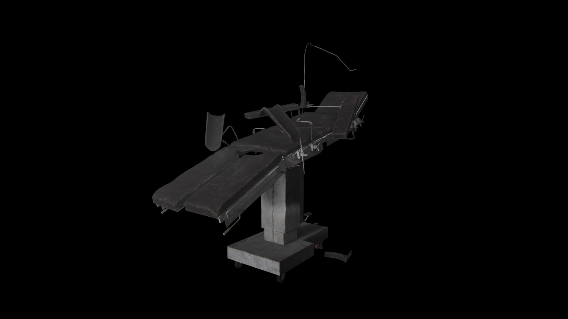 ArtStation - Surgical rusty bed