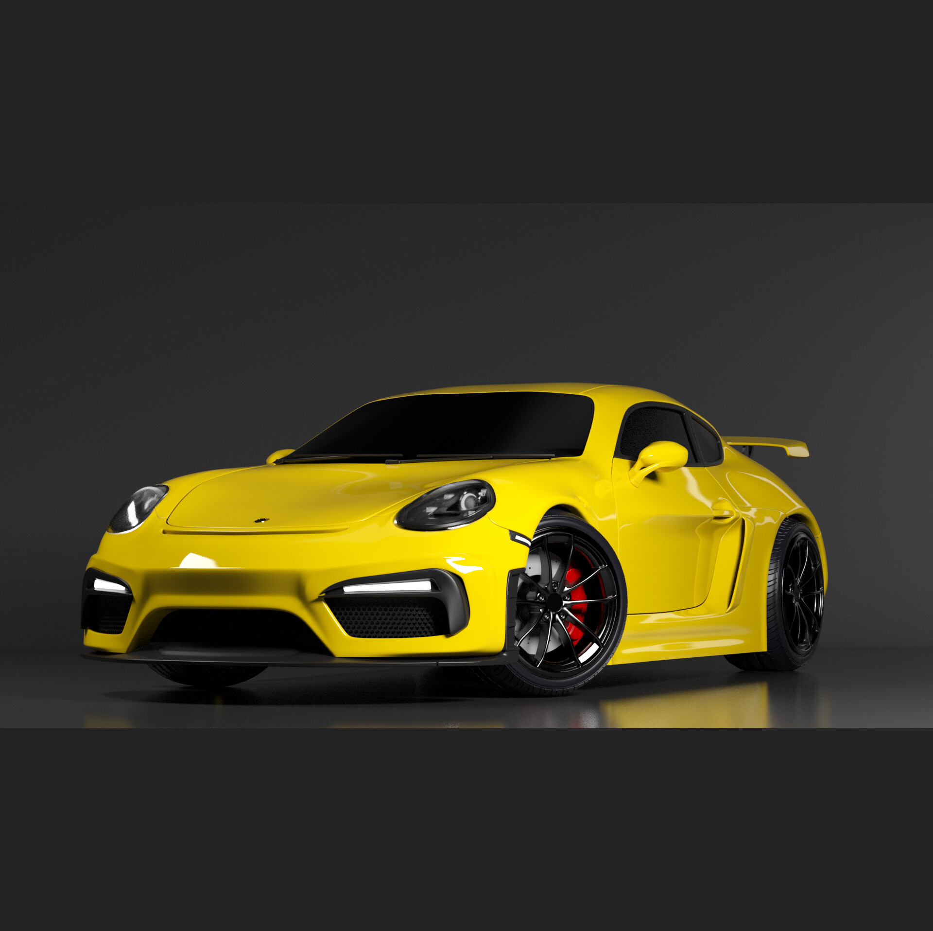 ArtStation - 2020 Porsche Cayman GT4