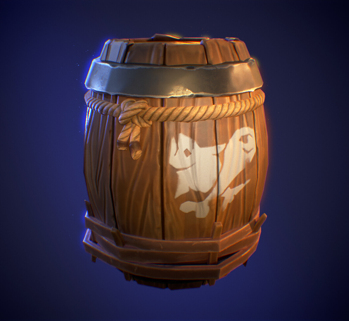 ArtStation - Food Barrel - Sea of Thieves Fanart