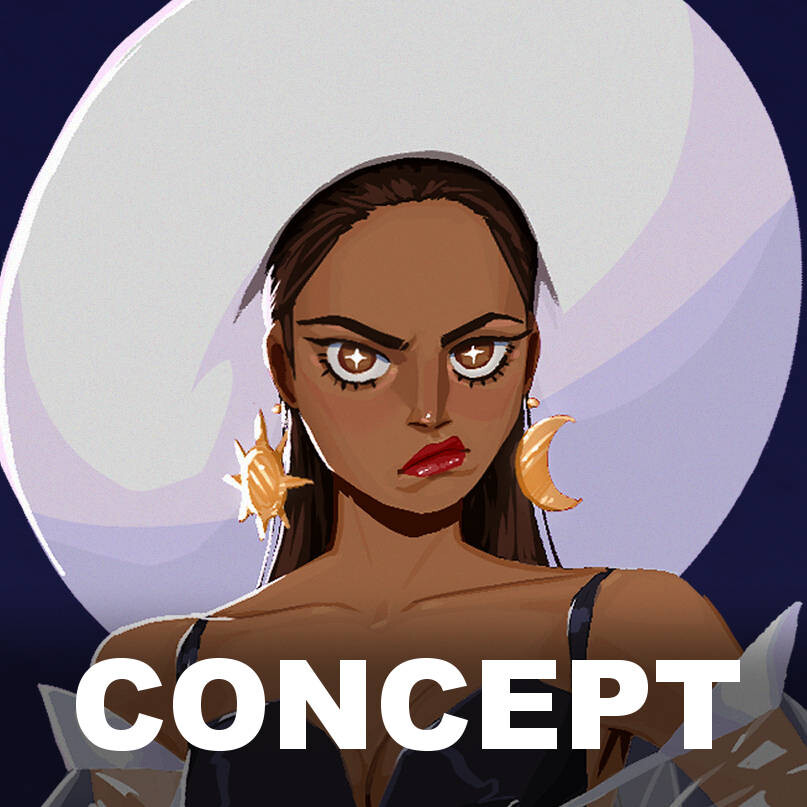 ArtStation - WITCH VISUAL NOVEL CONCEPT ART