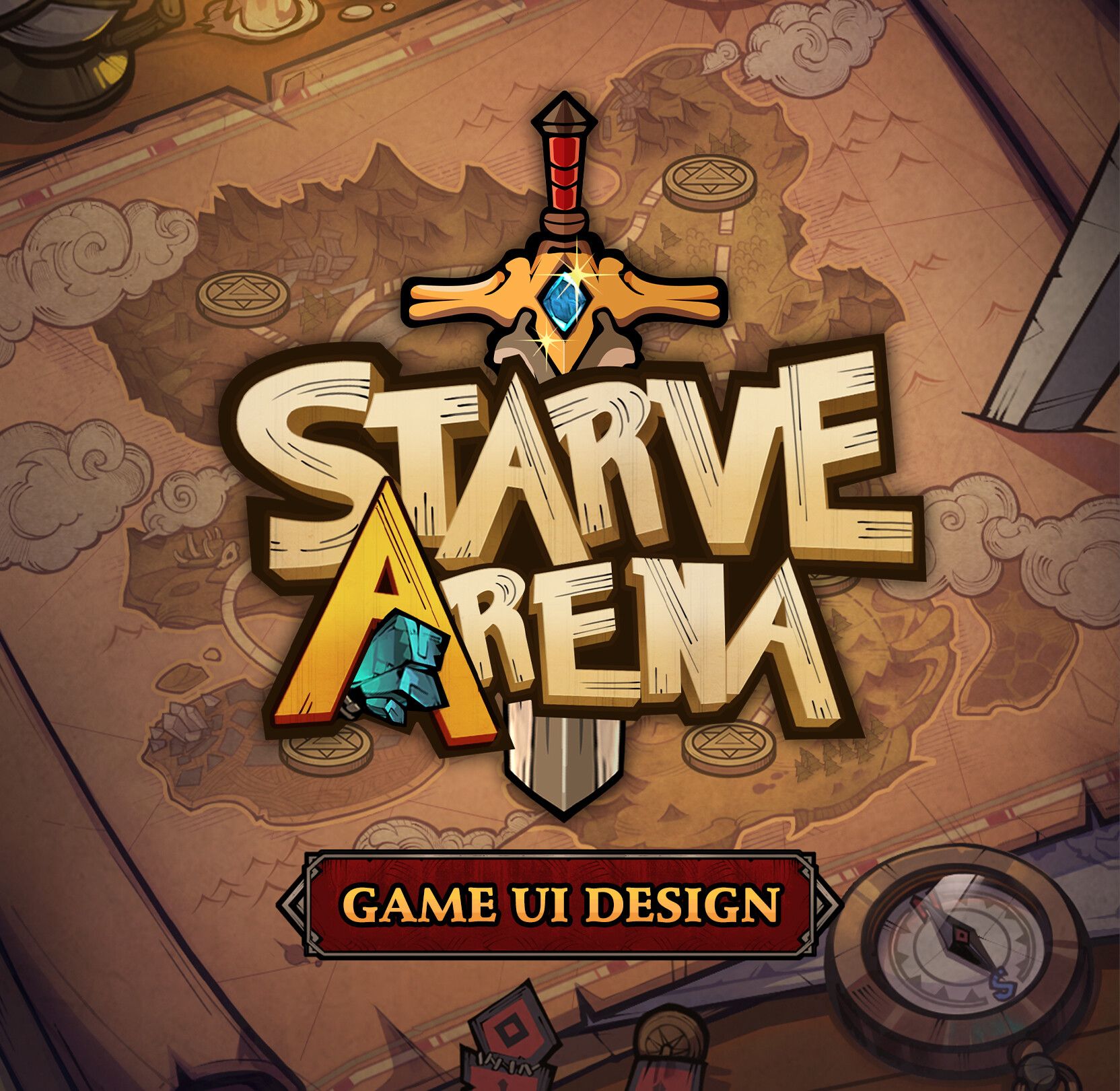 ArtStation - STARVE ARENA _ UIUX DESIGN