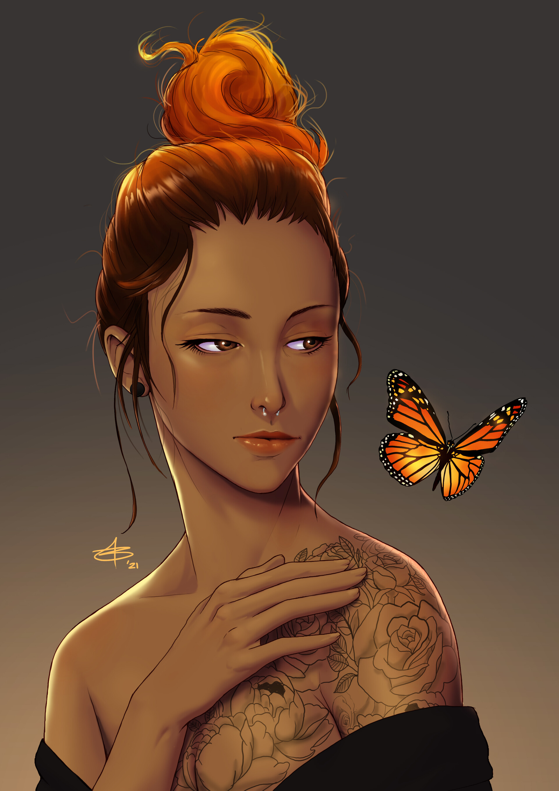 ArtStation - Butterfly Girl