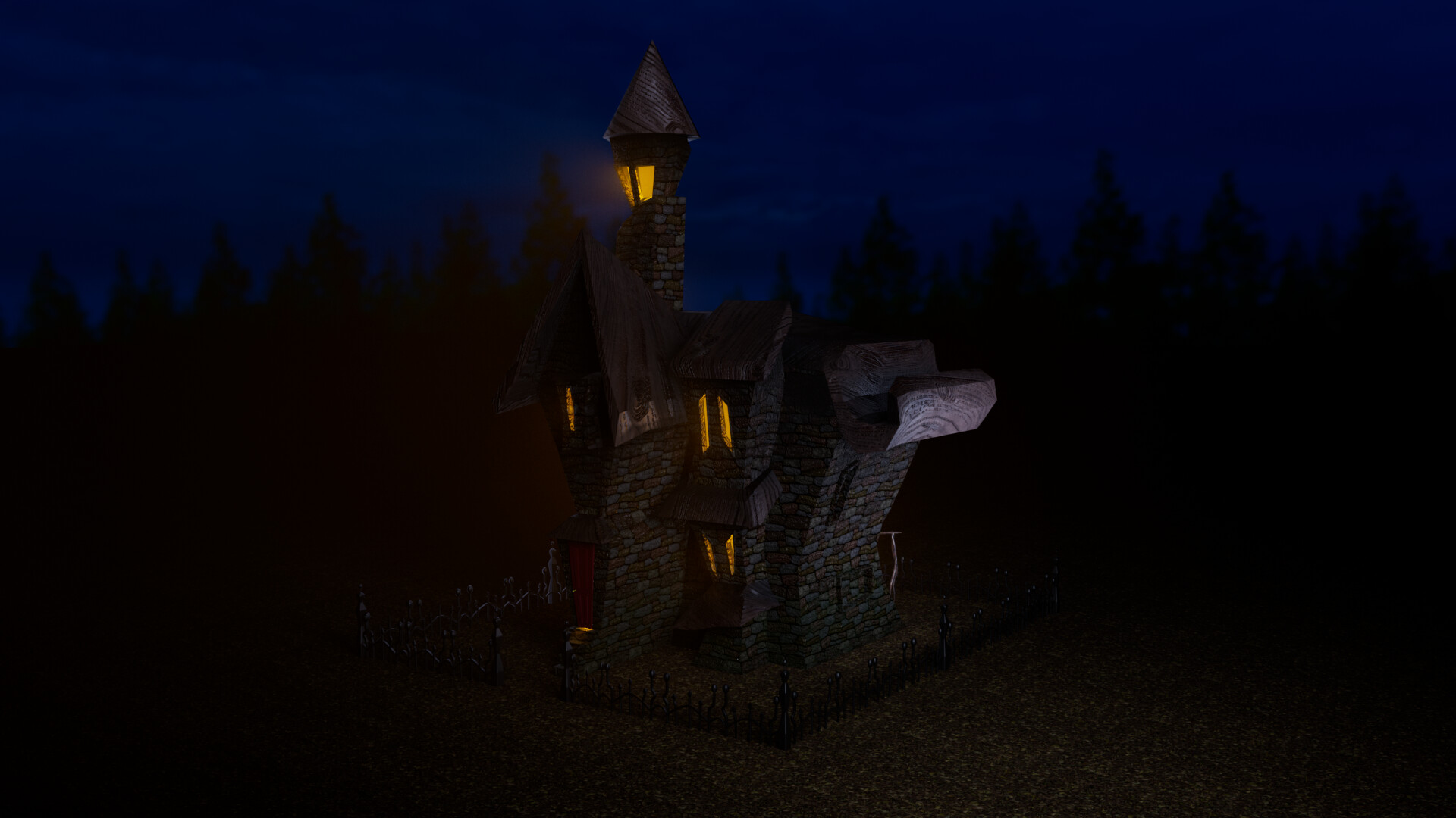 ArtStation - ShortFilm terror house