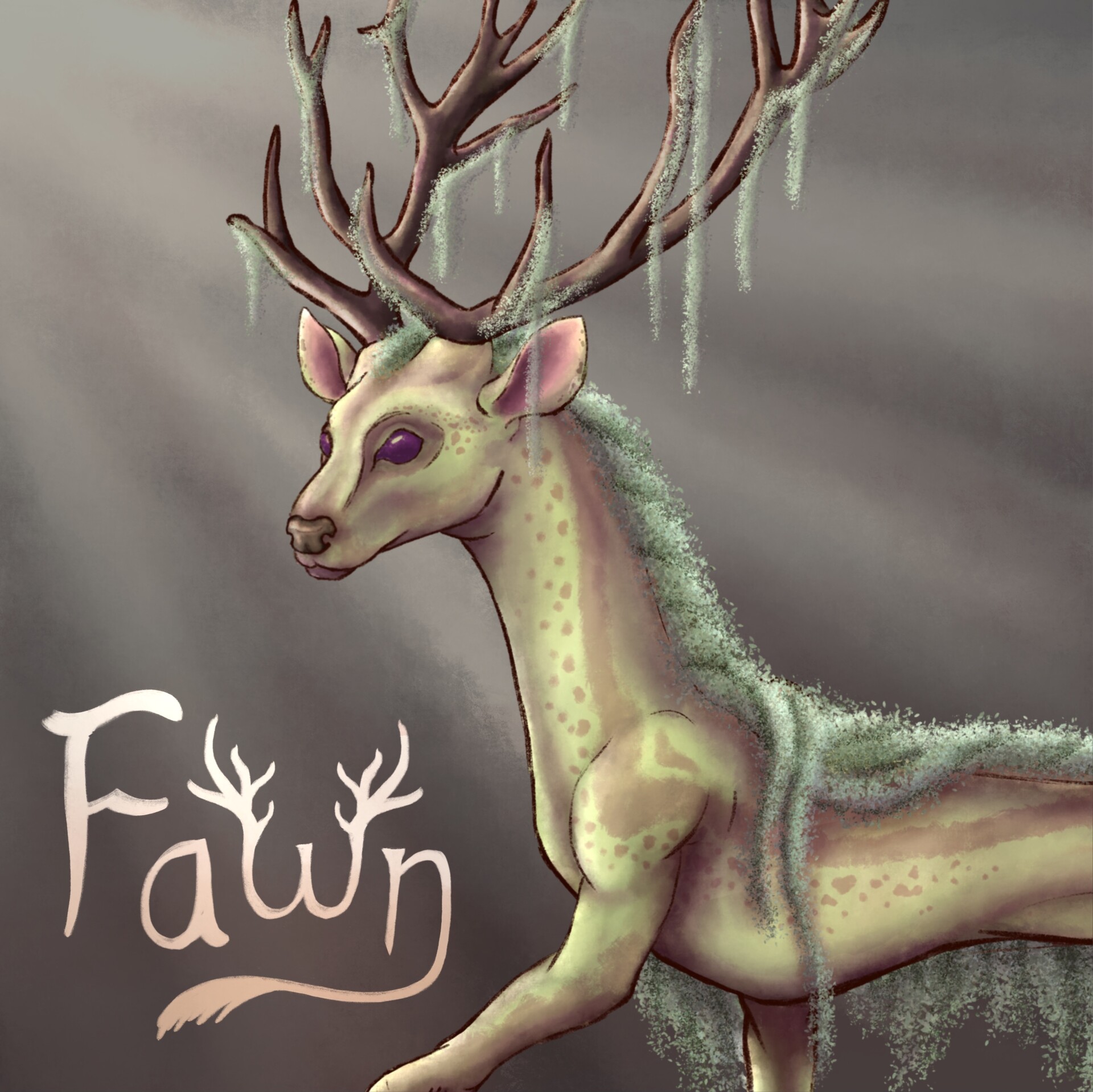 ArtStation - Forest Fawn - Creature Concept