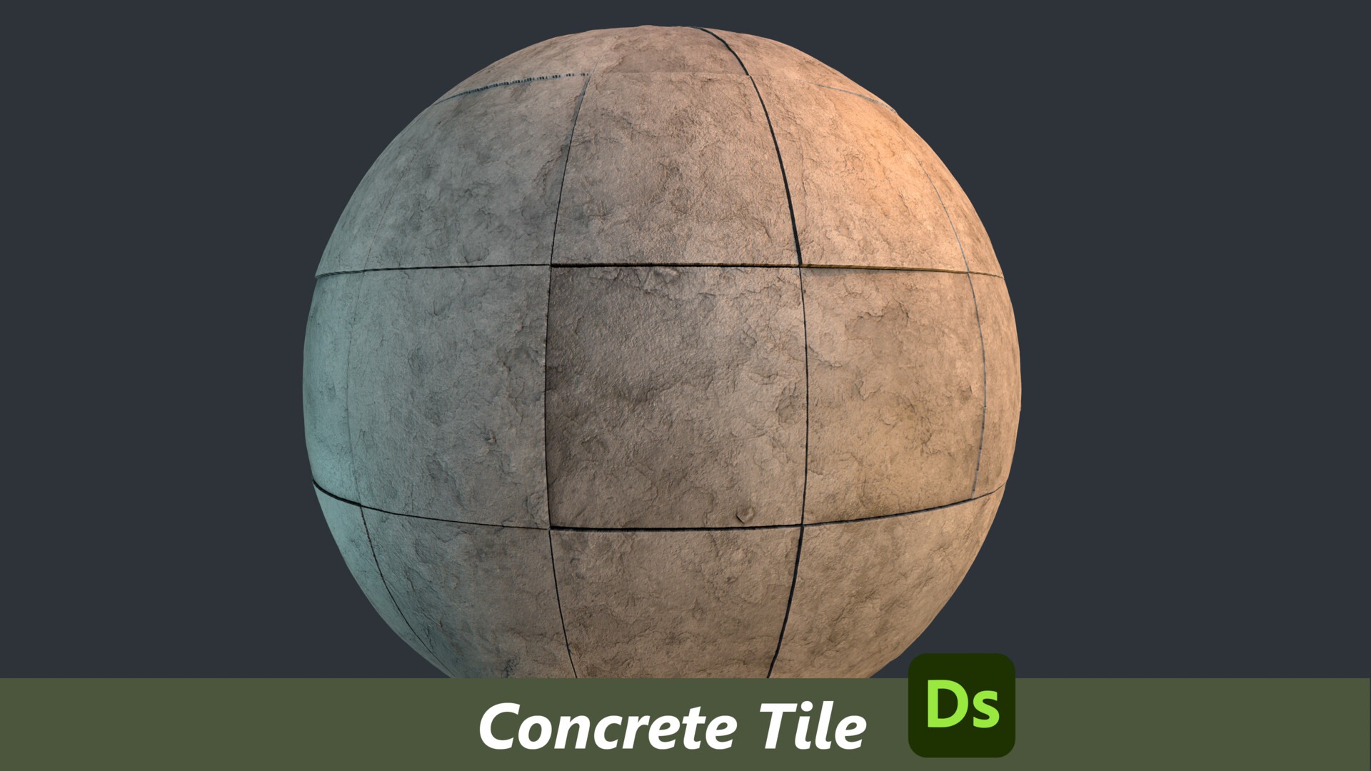 ArtStation - Concrete Tile - Substance Designer