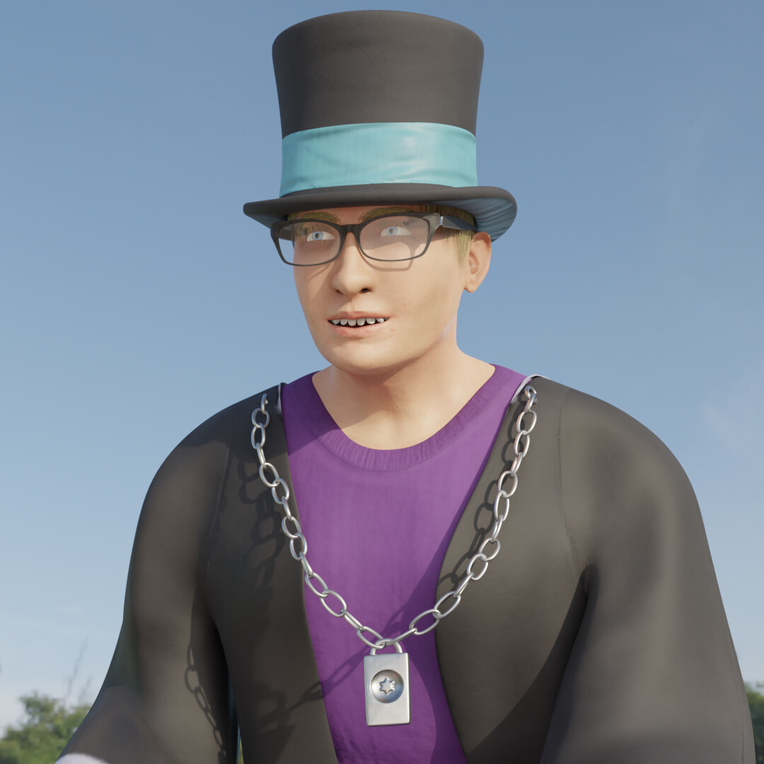 ArtStation - Realistic Toman Character Model