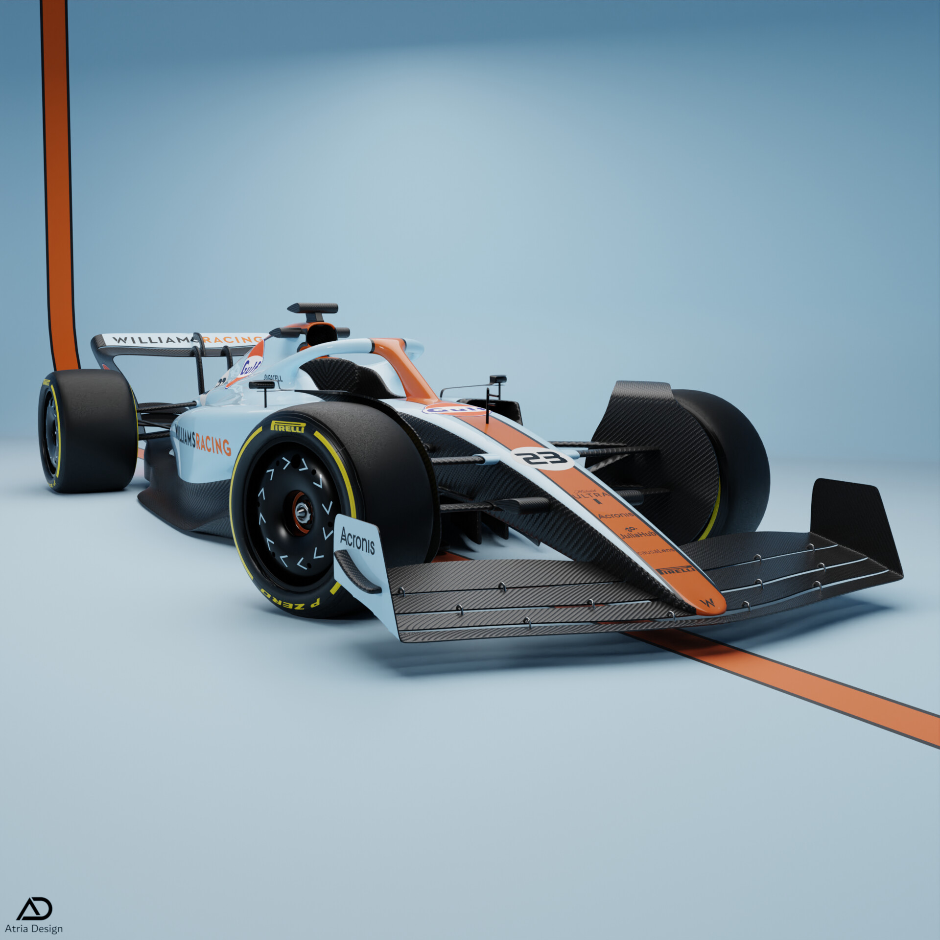 ArtStation - Williams Racing X Gulf