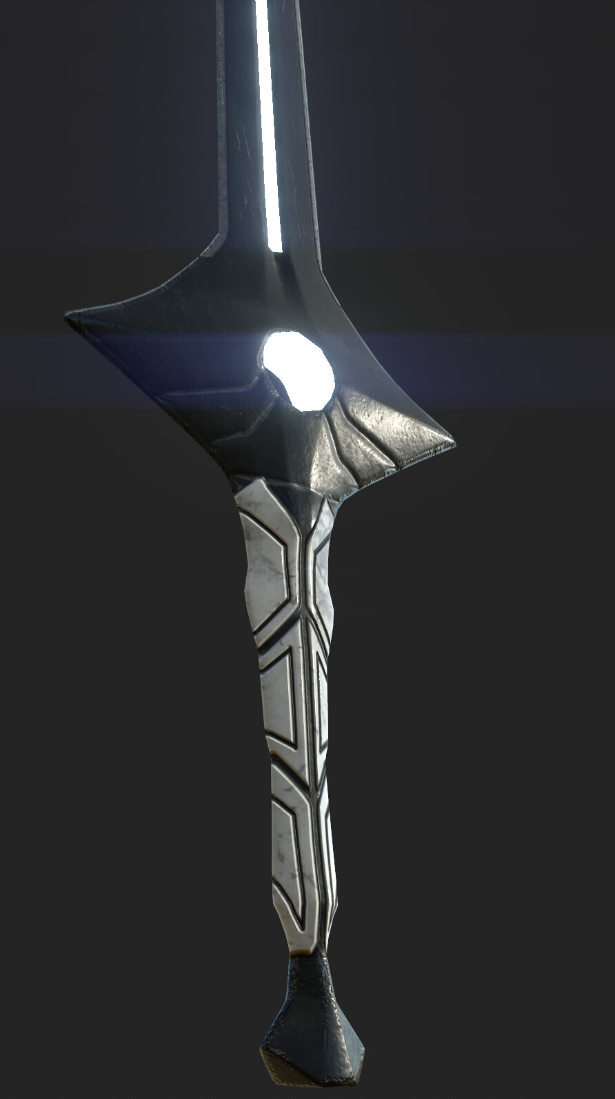 ArtStation - D&D Sword 3D Render