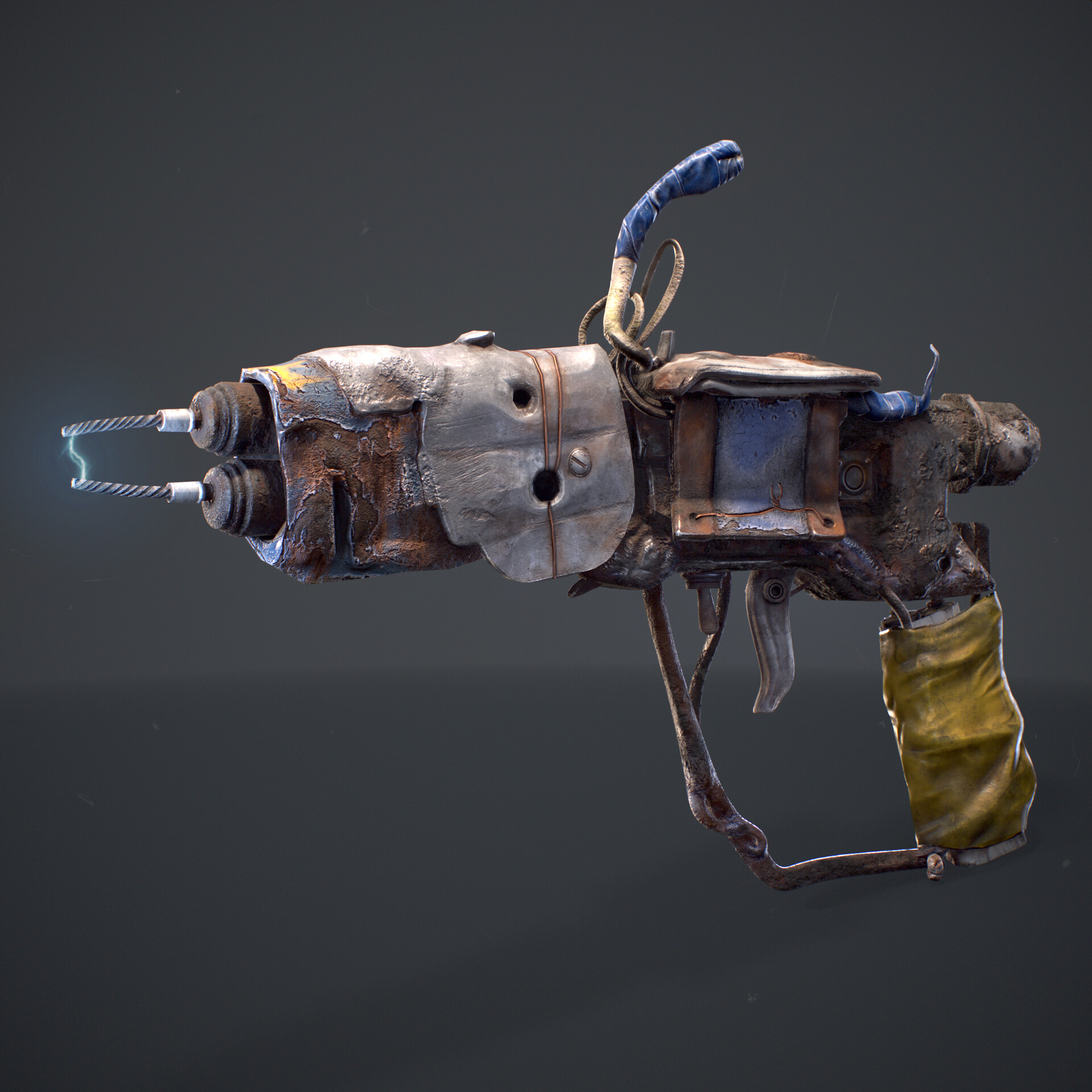 ArtStation - Post Apocalyptic Gun