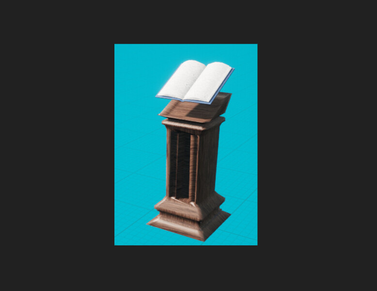 ArtStation - lectern