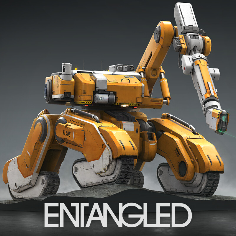 ArtStation - ENTANGLED: Multifunctional Robot Concept Design