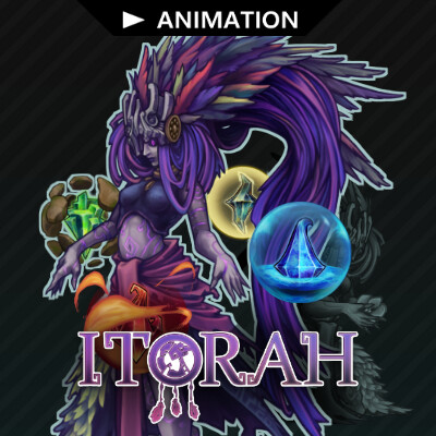 ArtStation - Violet Witch - ITORAH boss animation
