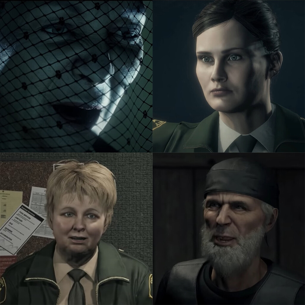 ArtStation - Alan Wake remastered facial blend shapes and textures