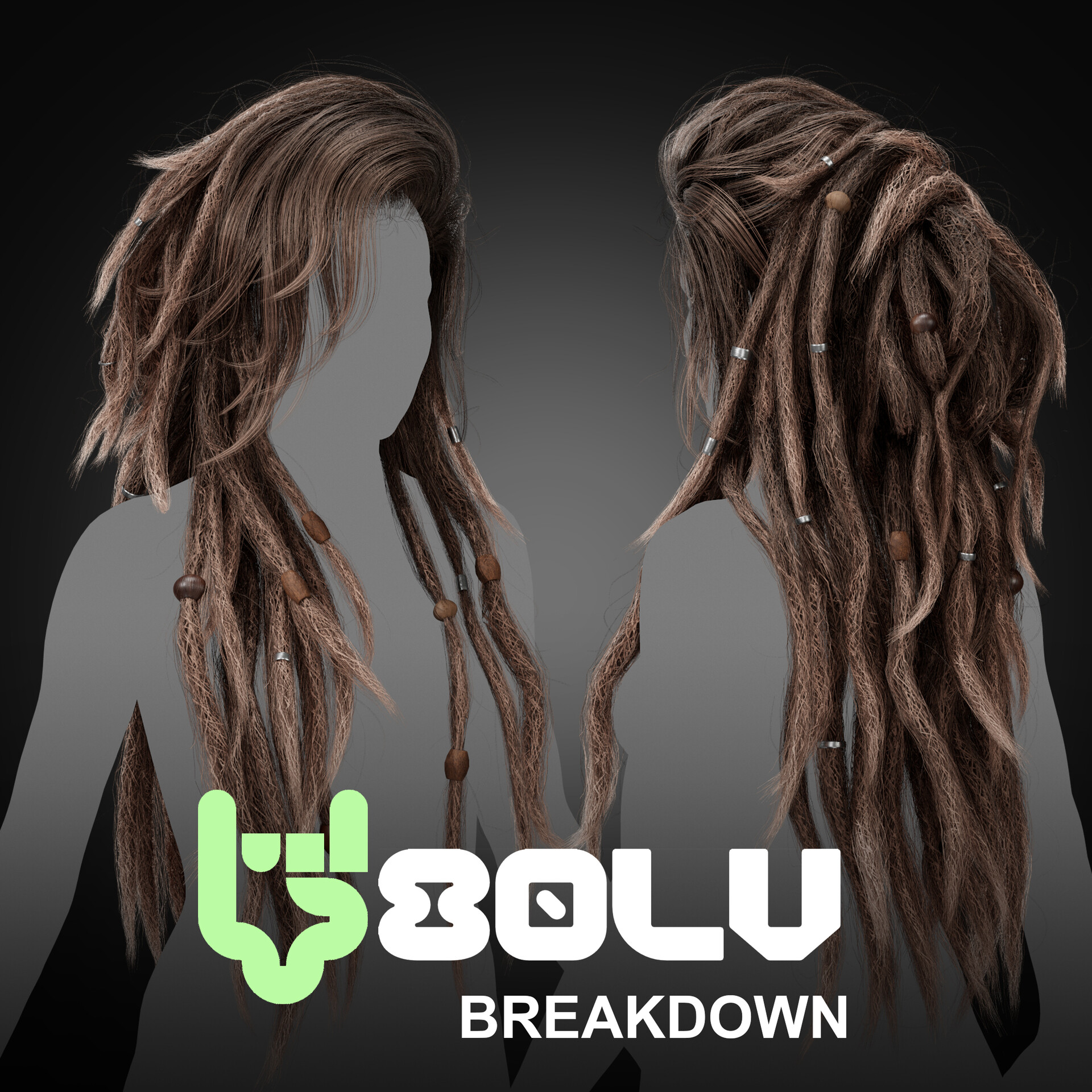 ArtStation - 80LV Creating Long Dreadlocks