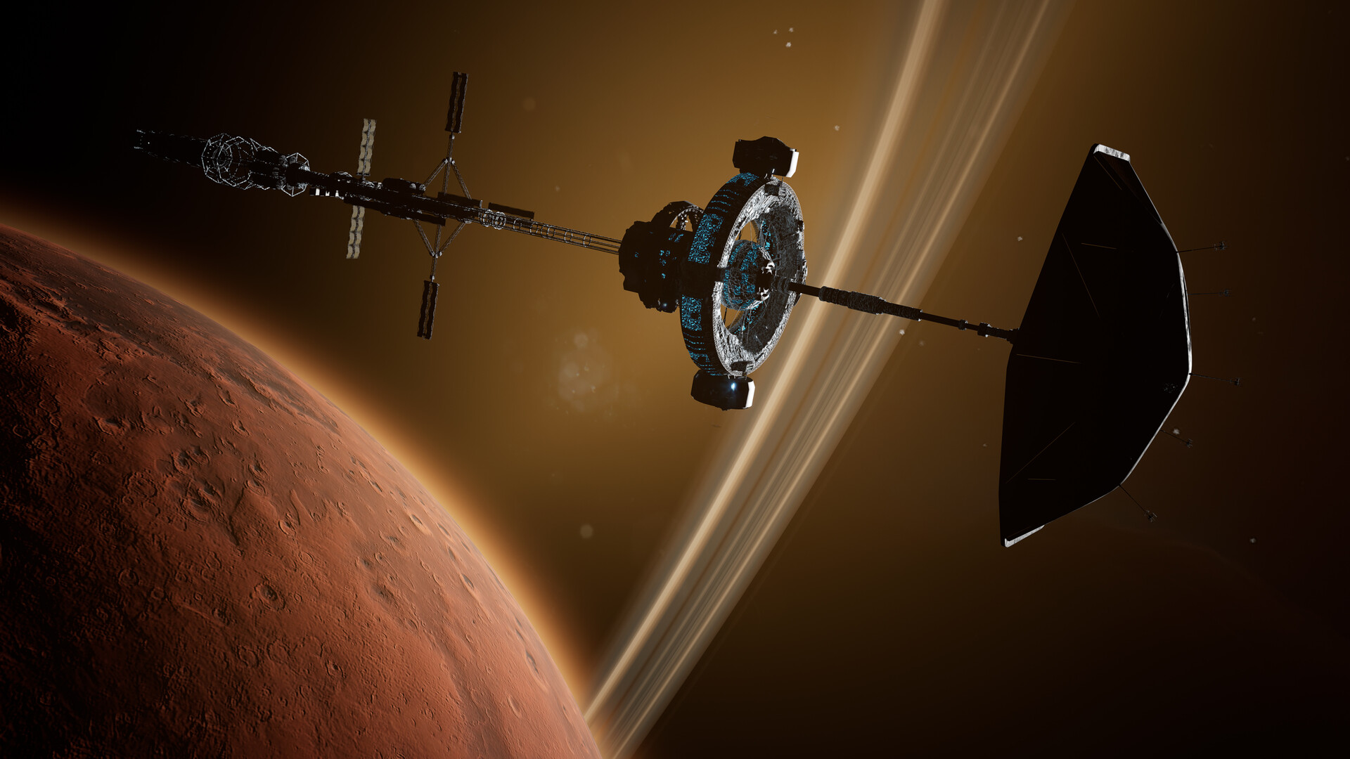 ArtStation - Space Station in Unreal Engine 5 || Terraform Ark Space Render