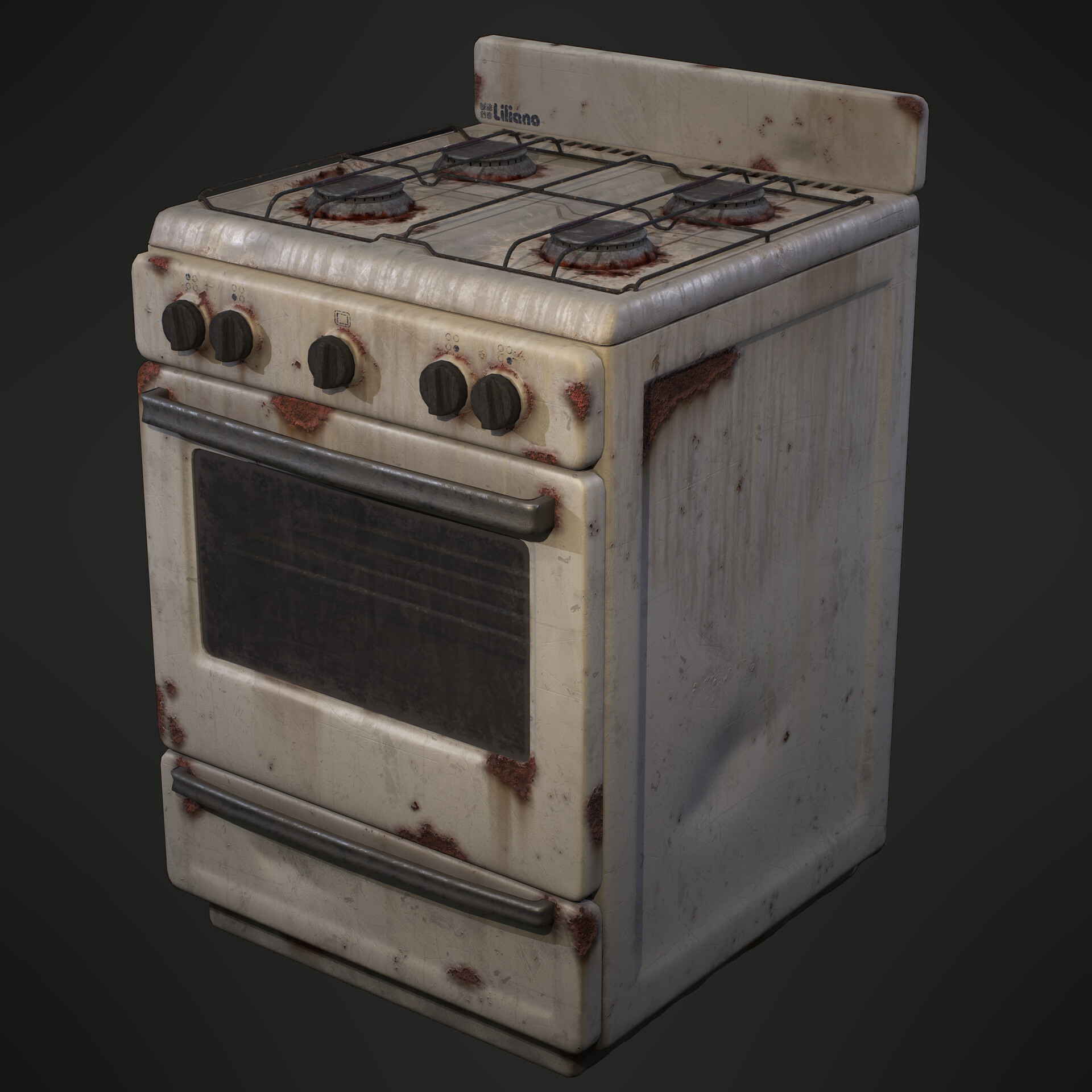 ArtStation - Apocaliptic Gas Stove.