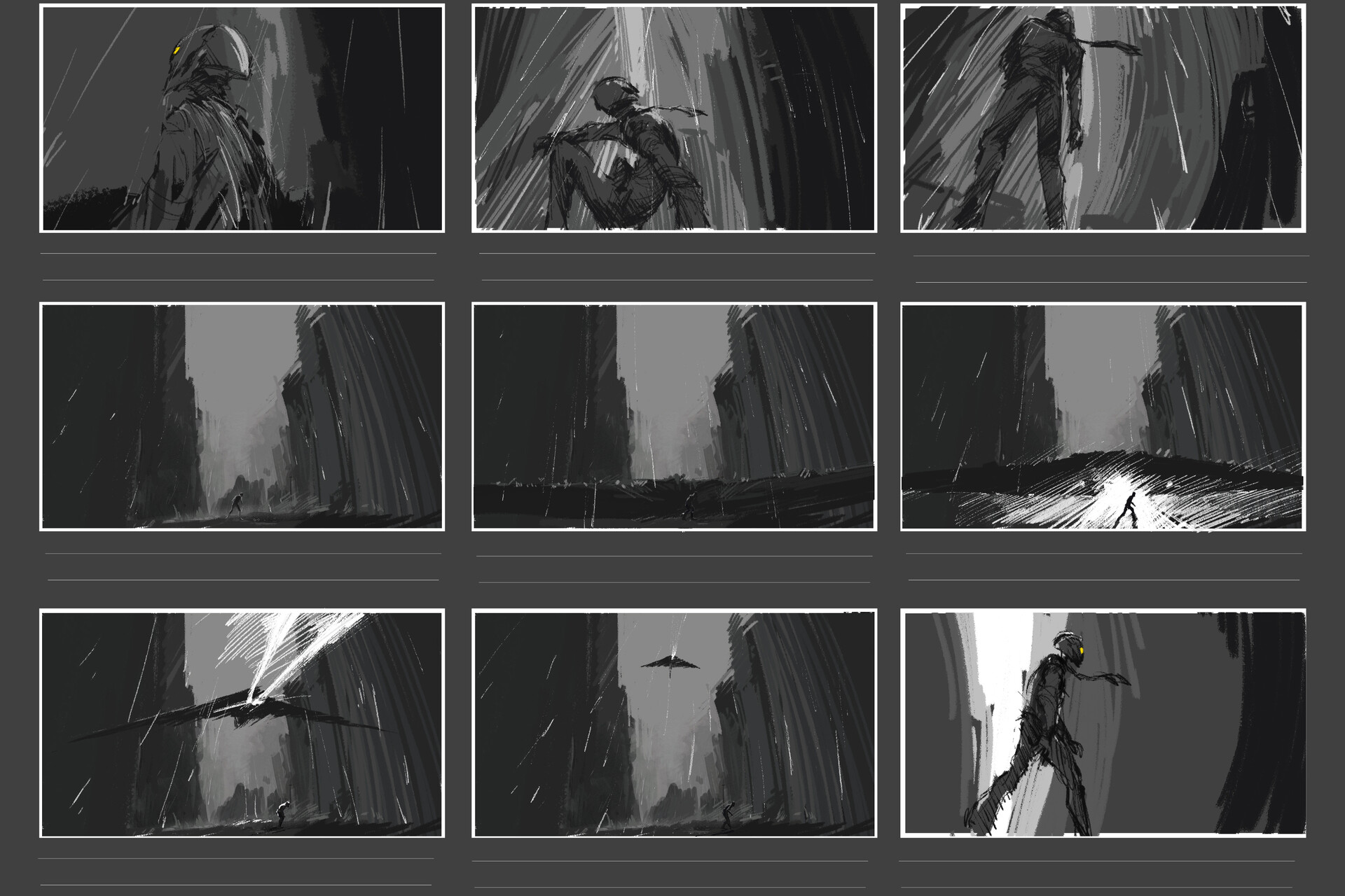 ArtStation - Storyboard of ASCENSION