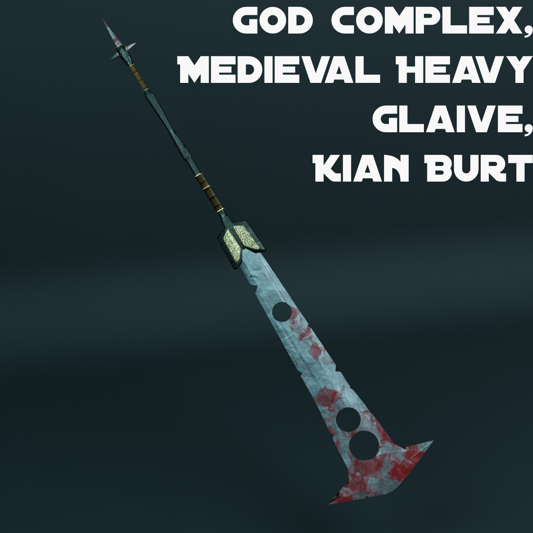 ArtStation - Fantasy Glaive Model