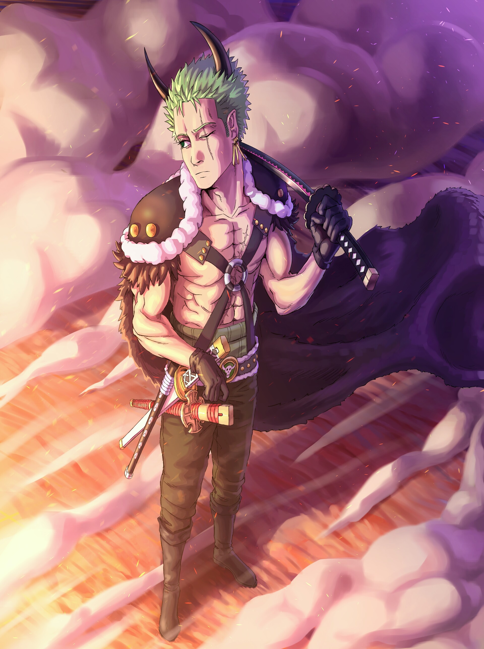 ArtStation - Beast Pirate Zoro