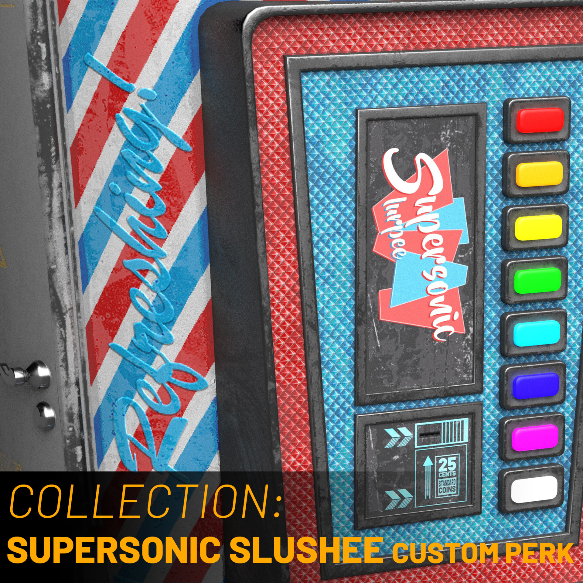 ArtStation - BO3 Custom Perk - Supersonic Slushee