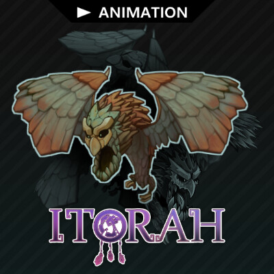 ArtStation - Gargoyle - ITORAH enemy animation