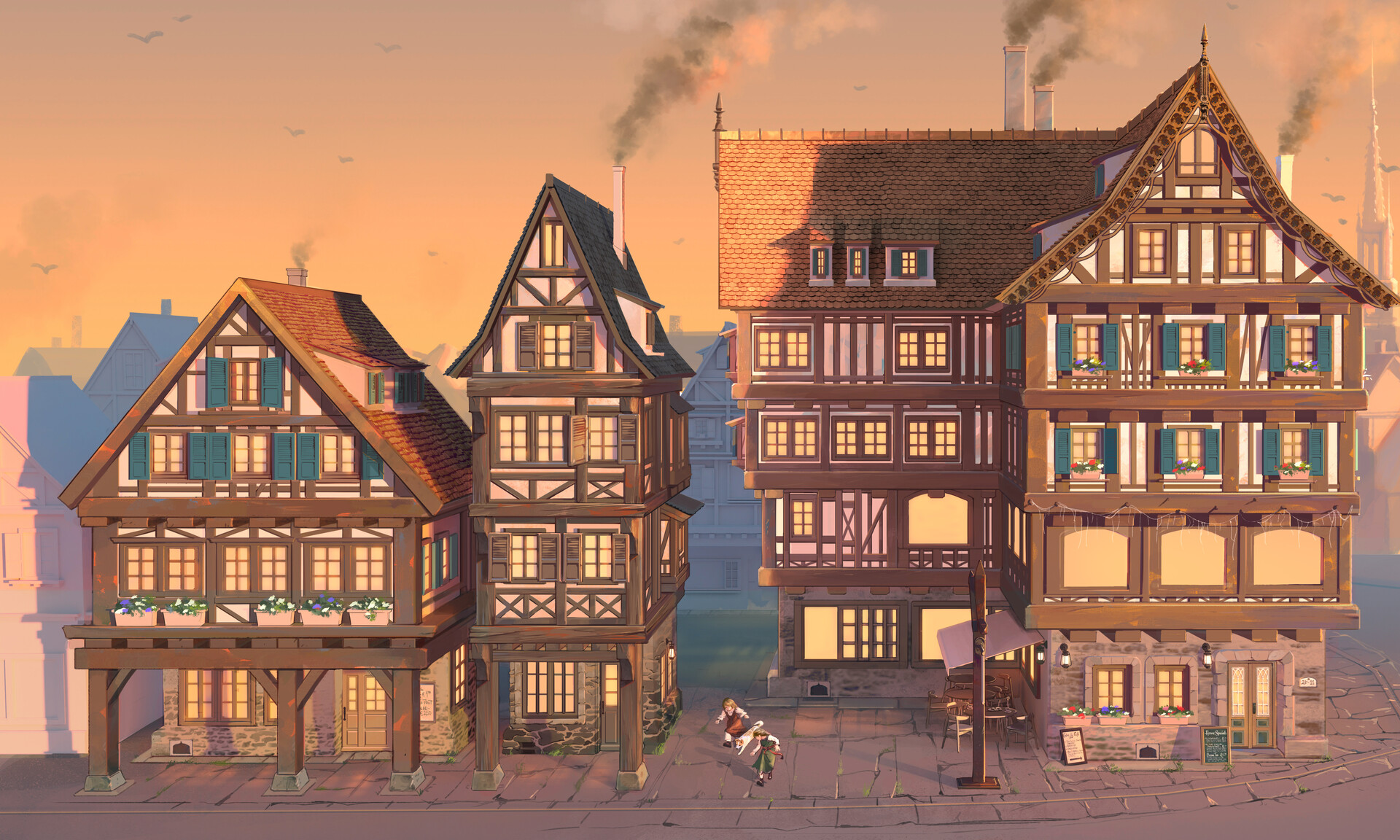 ArtStation - Medieval house study