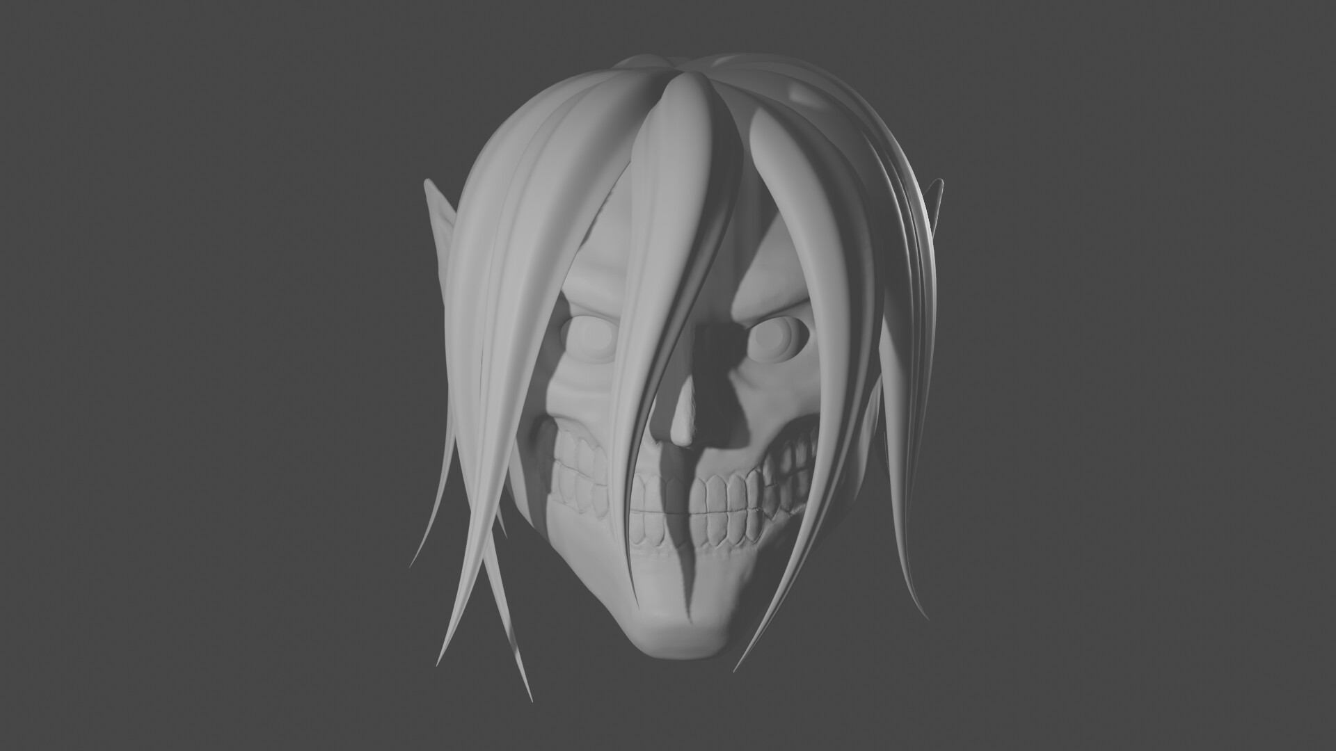 ArtStation - Attack on Titan - Titan Eren Jäger Head