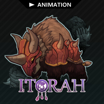 ArtStation - Charger - ITORAH enemy animation