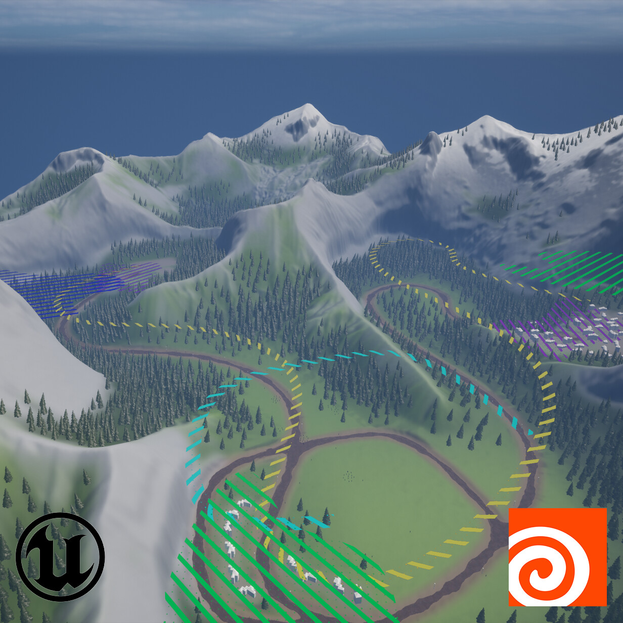 ArtStation - WIP - Level Generation Tools - Remedium In Via (Student ...