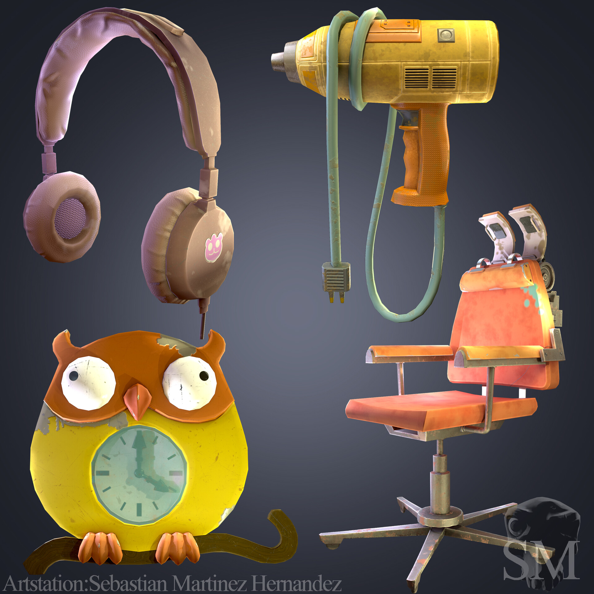 ArtStation - Stylized Props game ready part II