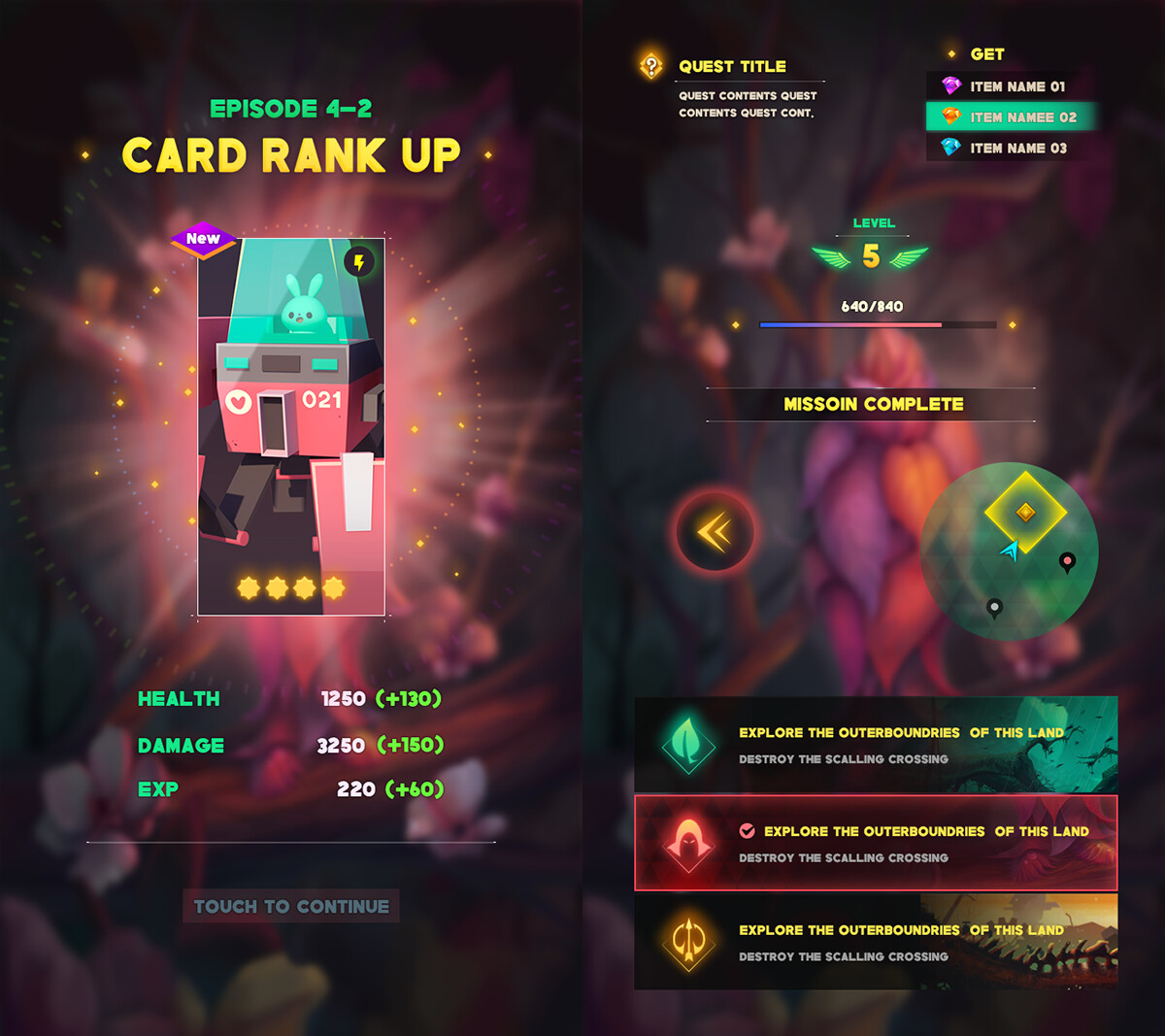 ArtStation - Casual Game UI VFX Practice / 2020