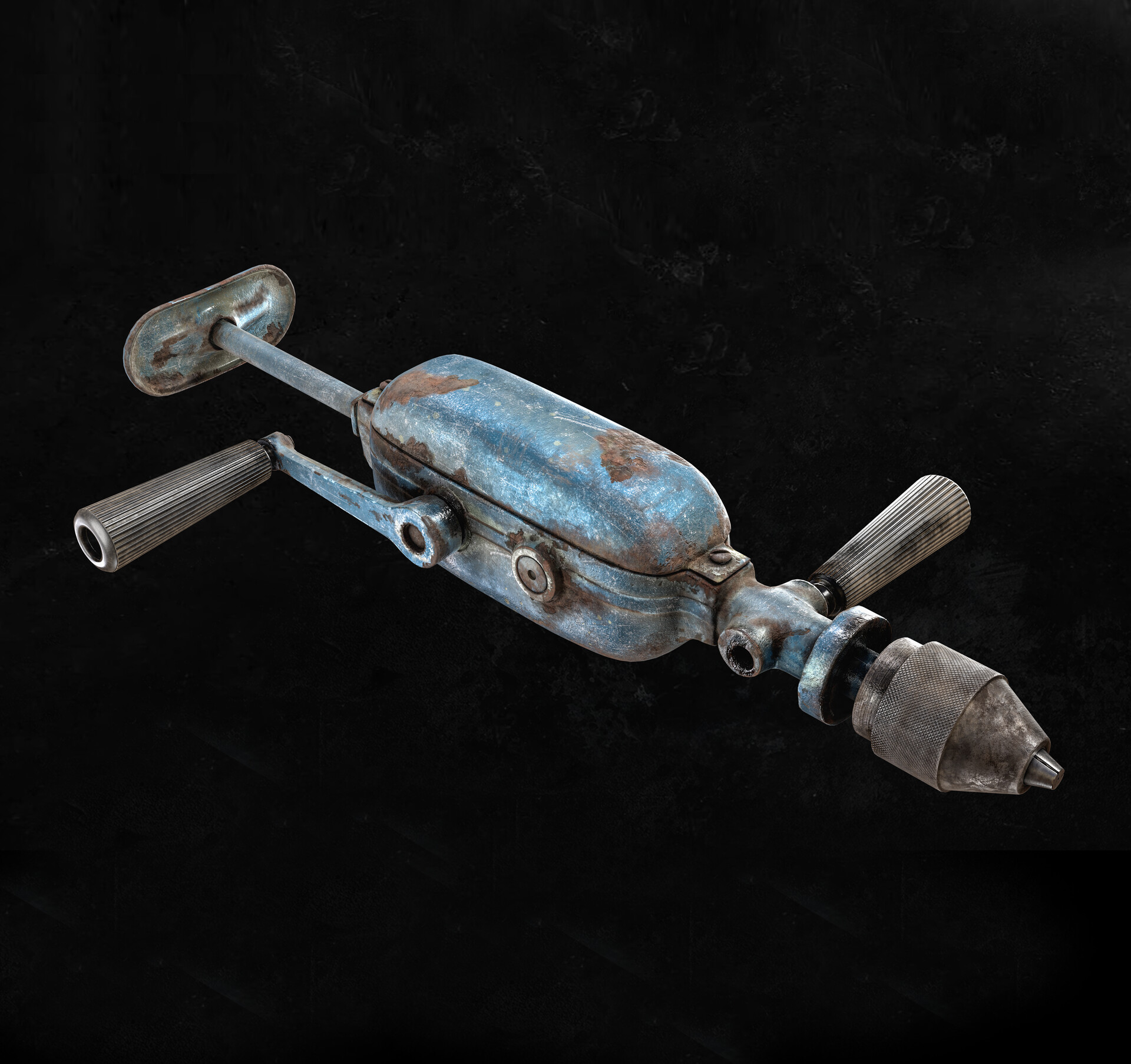 ArtStation - Rusty Ol' Drill Machine