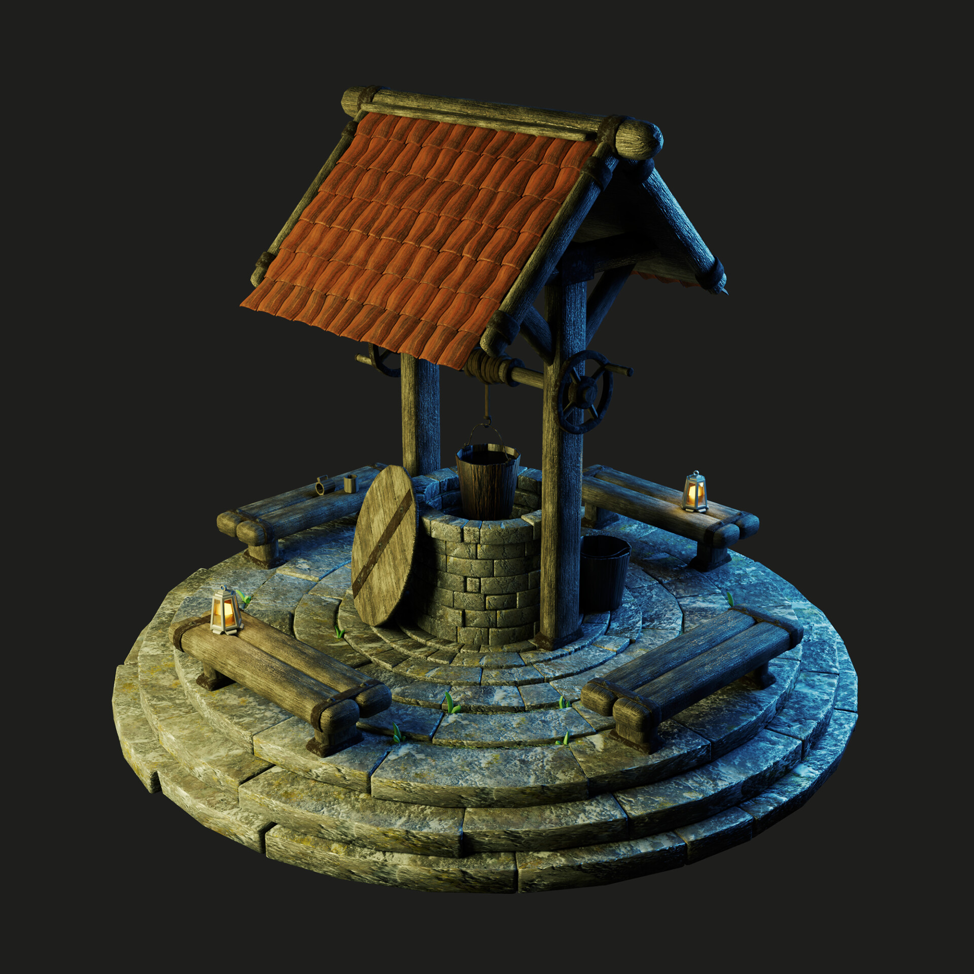 ArtStation - Medieval Well
