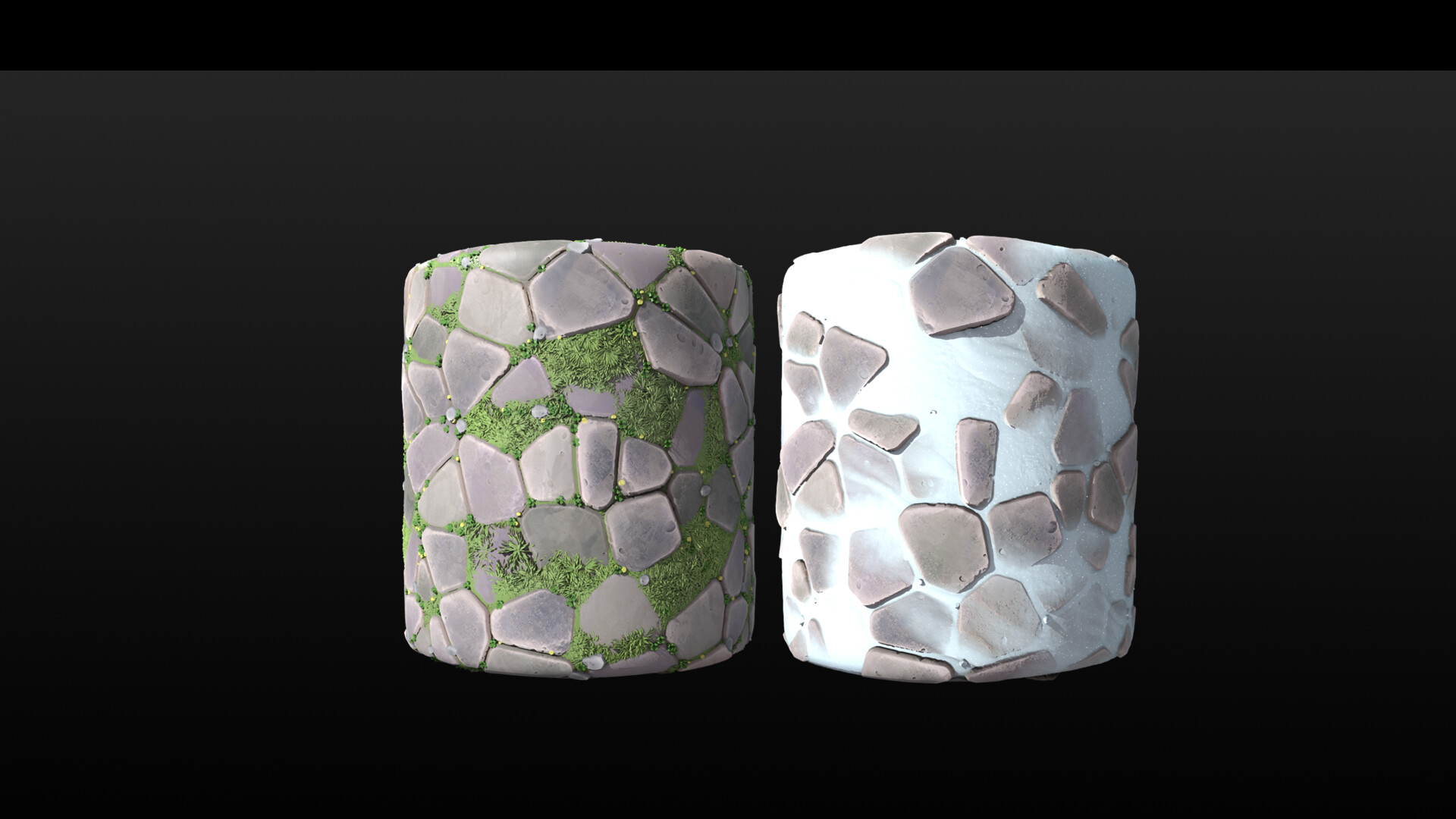 ArtStation - SD cartoon surface material exercise